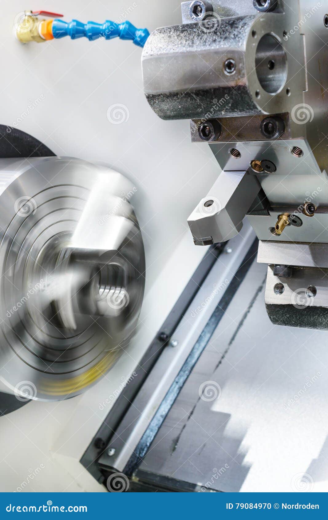 Rotary Lathe Chuck CNC Metal Cutting Machine Stock Photo - Image of ...