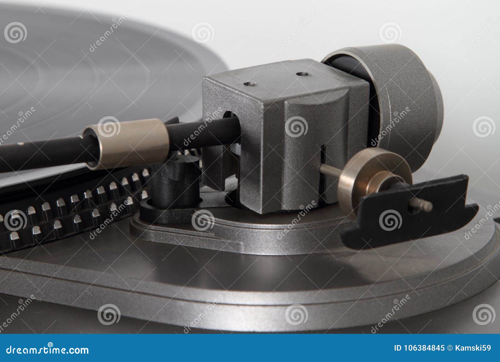 Rotary Mechanism of the Tonearm. Stock Image - Image of tone, plate ...