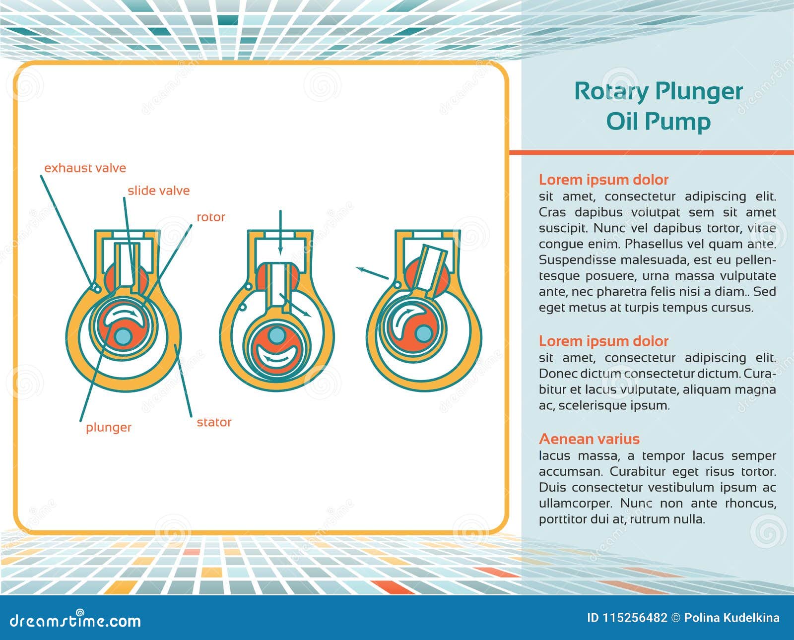 Rotor Of Rotary Wankel Engine. Vector Illustration | CartoonDealer.com ...