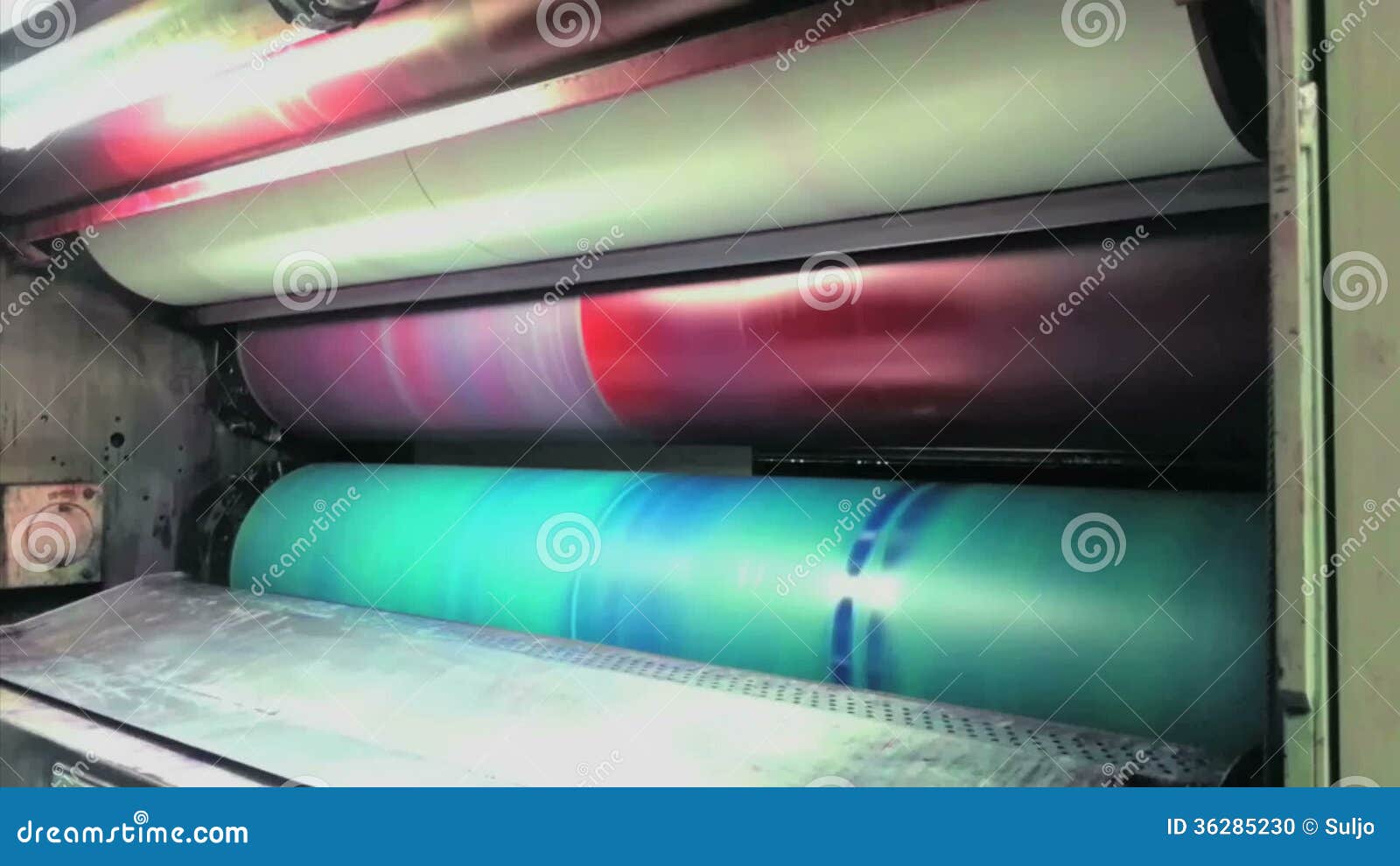 Rotary printing stock video footage. Video of speed, printing - 36285230