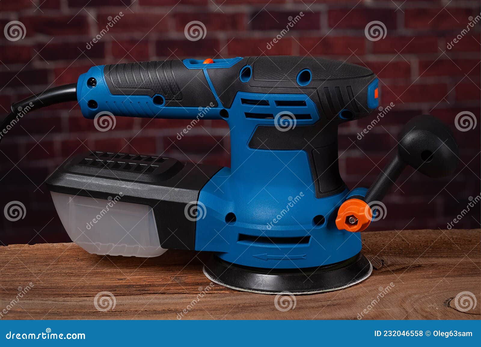 Rotary Sander in the Workshop Stock Photo - Image of sanding ...