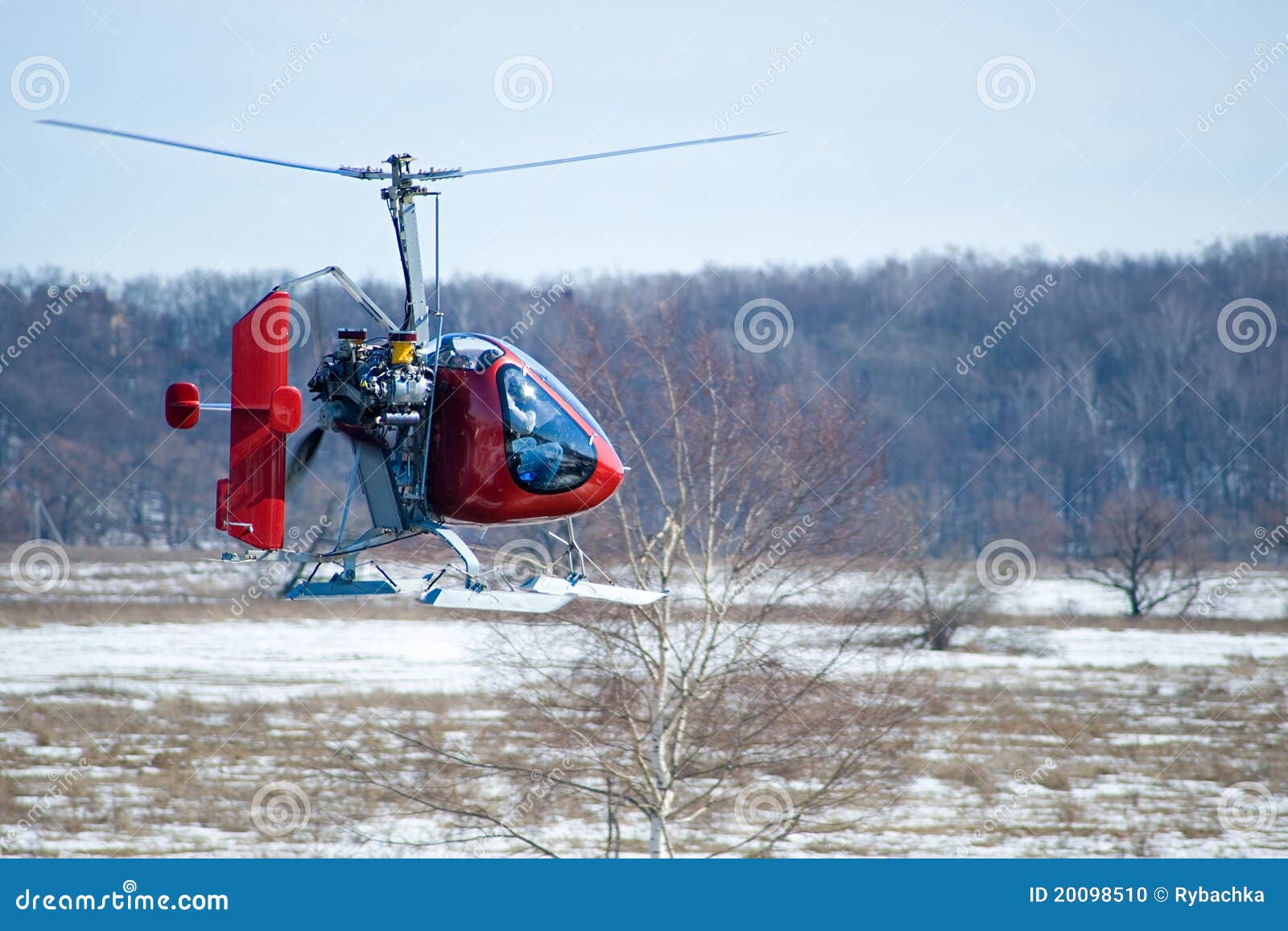 Rotary wing bird stock photo. Image of trees, pilots - 20098510