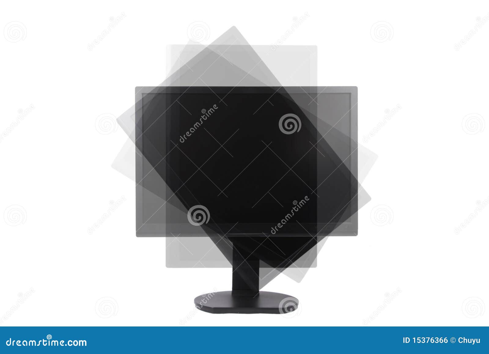 Rotatable lcd monitor stock photo. Image of stylish, media - 15376366
