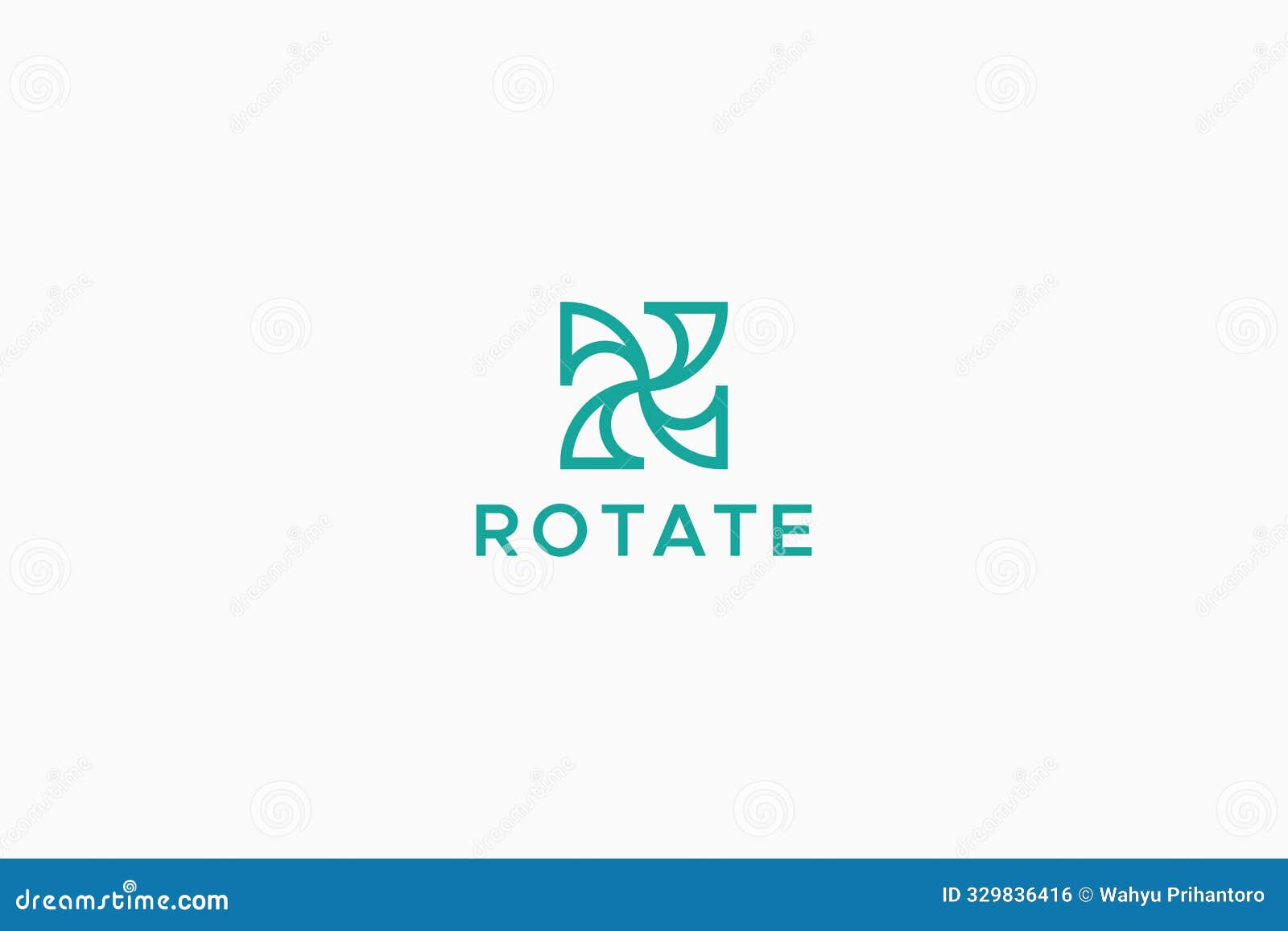 Rotate Logo Abstract Letter R Symbol Monogram Icon Initial Concept ...