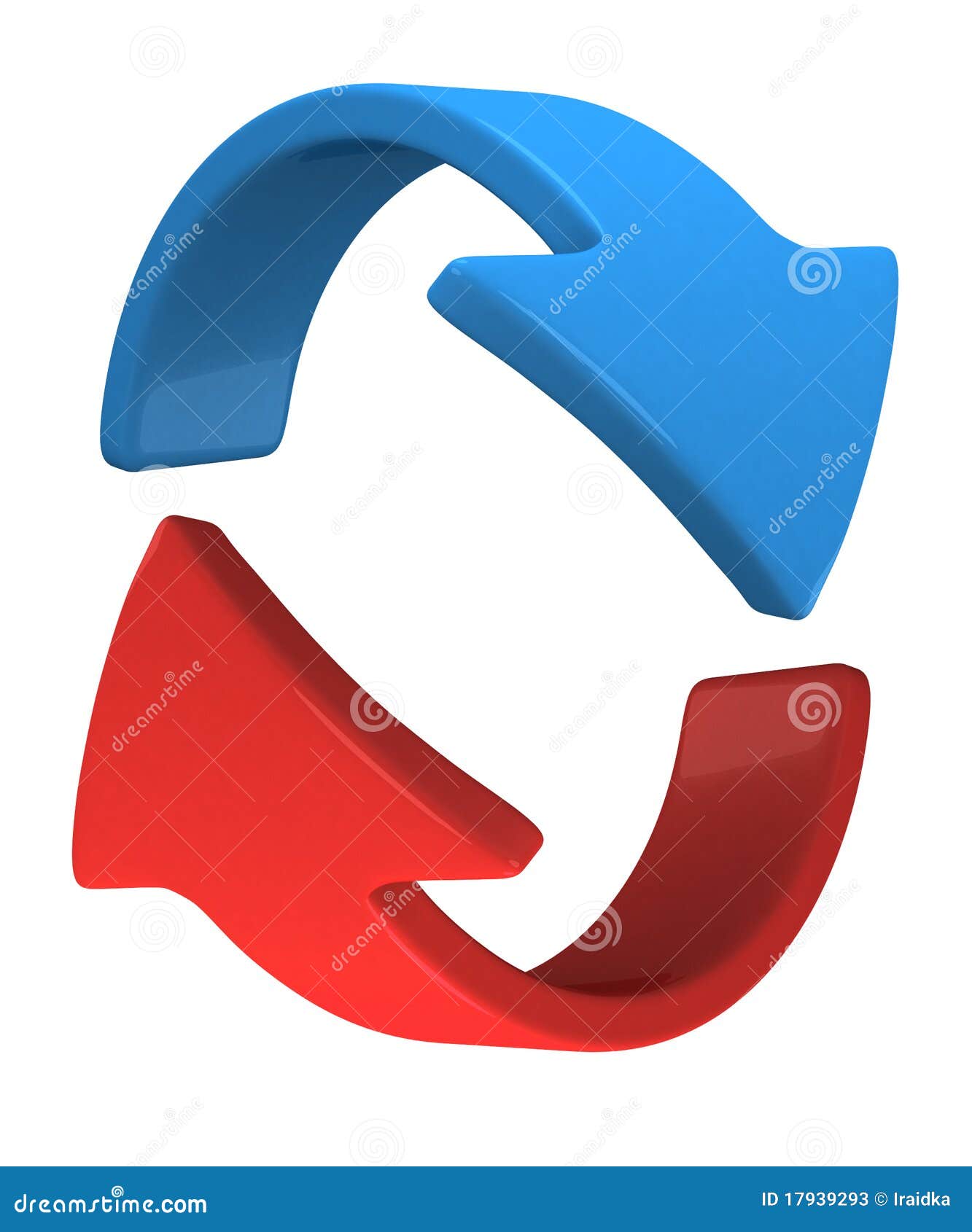 Rotate The Blue Arrow Royalty-Free Stock Image | CartoonDealer.com ...