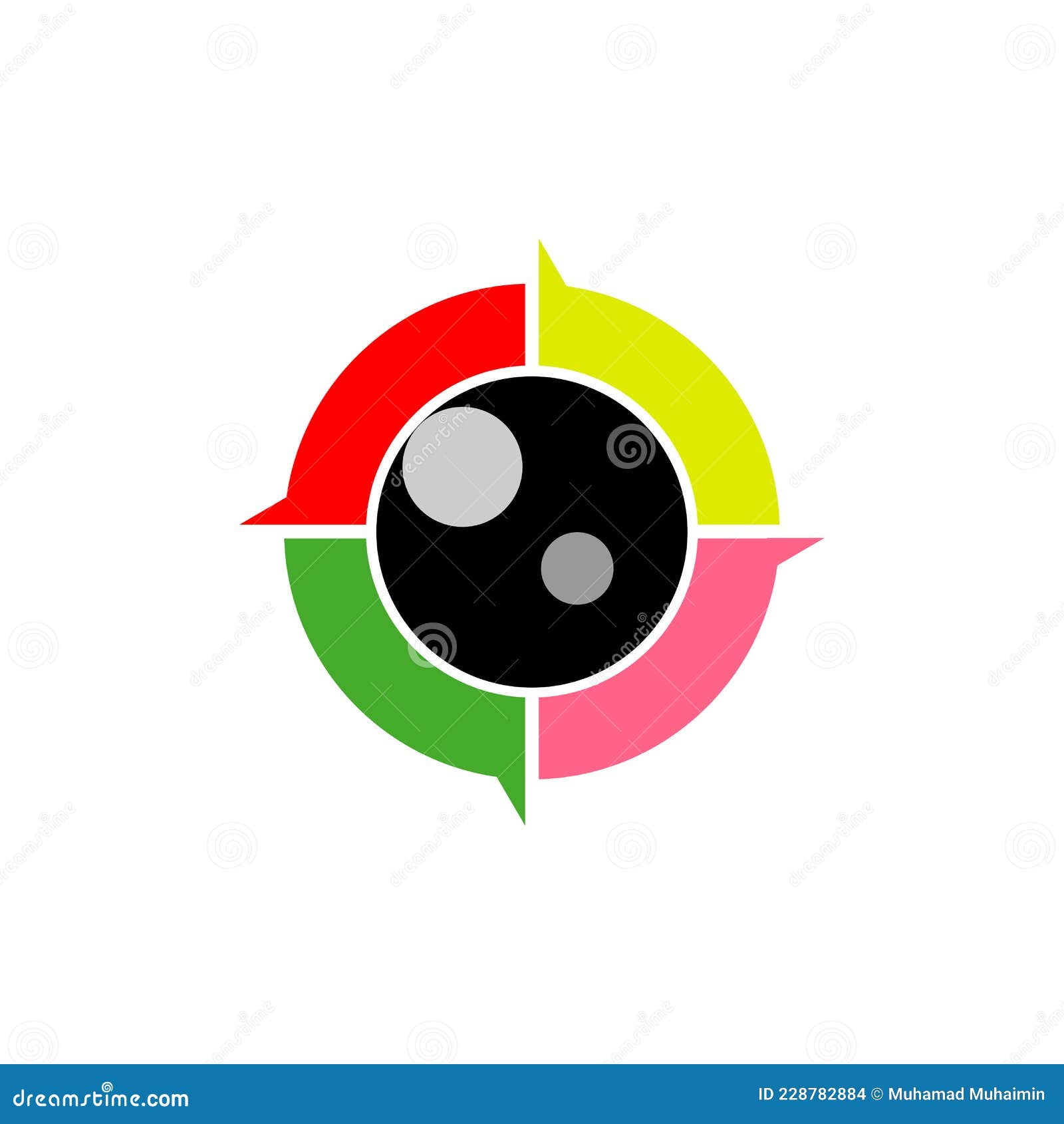 Rotate Camera Lens Icon Logo Stock Vector - Illustration of ...