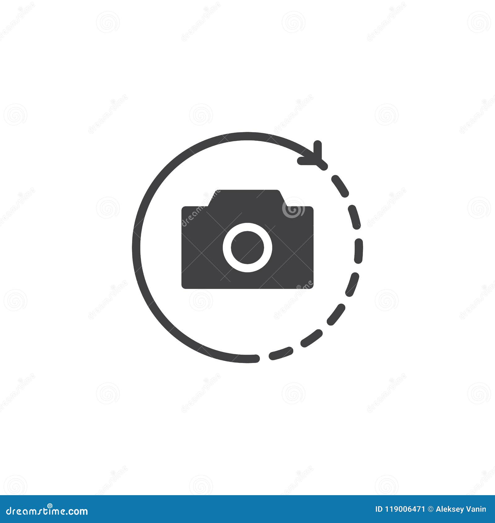 Rotate camera vector icon stock vector. Illustration of pixel - 119006471 Rotate camera vector icon stock vector. Illustration of pixel - 119006471