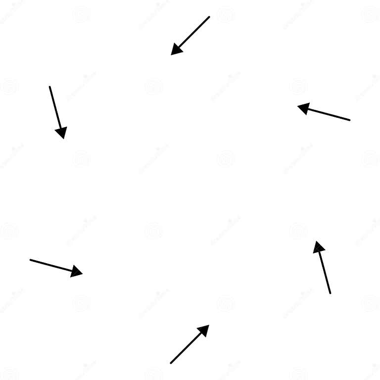 Rotate Circular, Radial Arrows for Cycle, Iteration Concepts. Concentric Pointers for Process ...