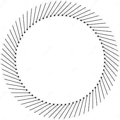 Rotate Circular, Radial Arrows for Cycle, Iteration Concepts. Concentric Pointers for Process ...