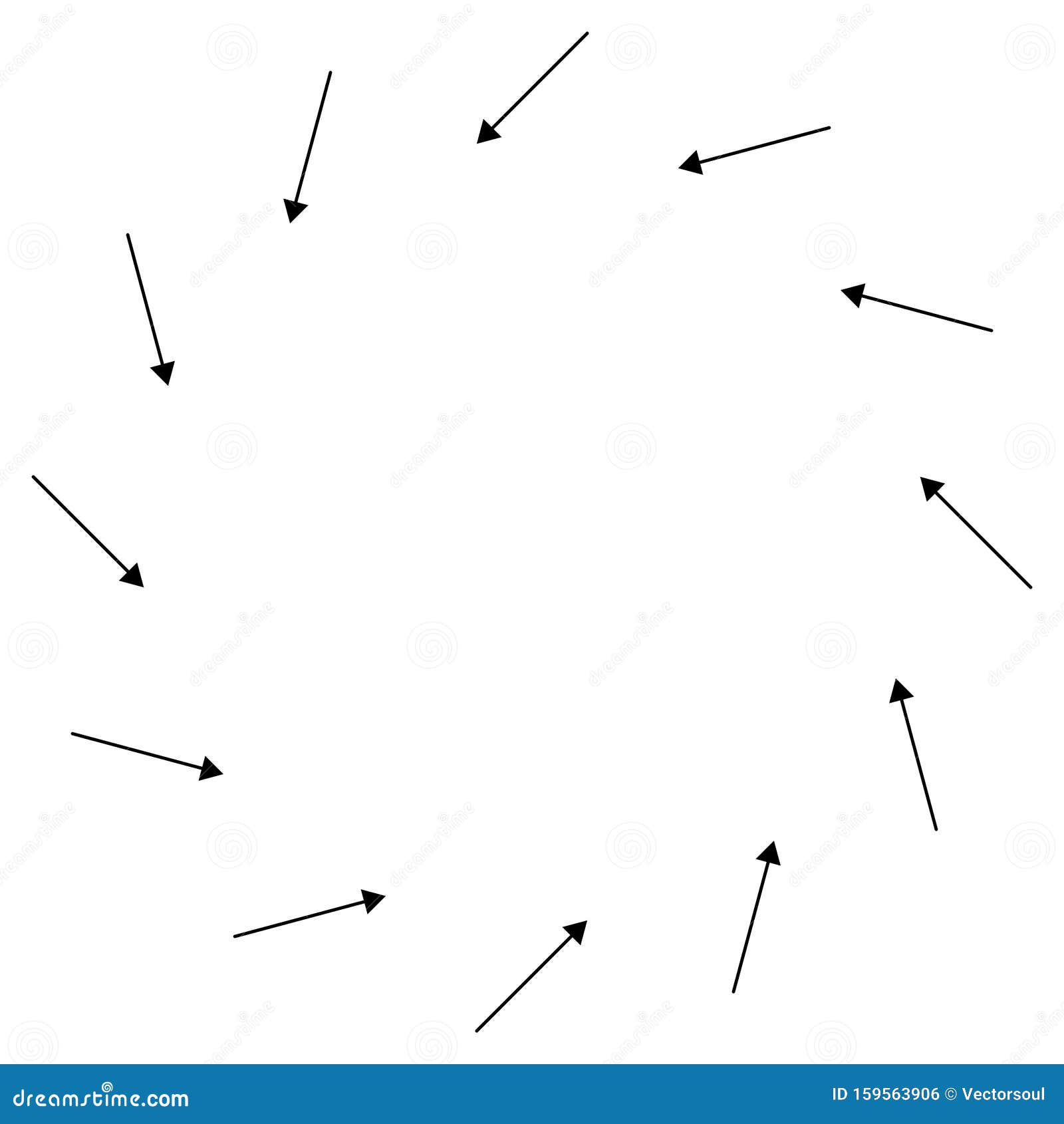 Rotate Circular, Radial Arrows For Cycle, Iteration Concepts ...