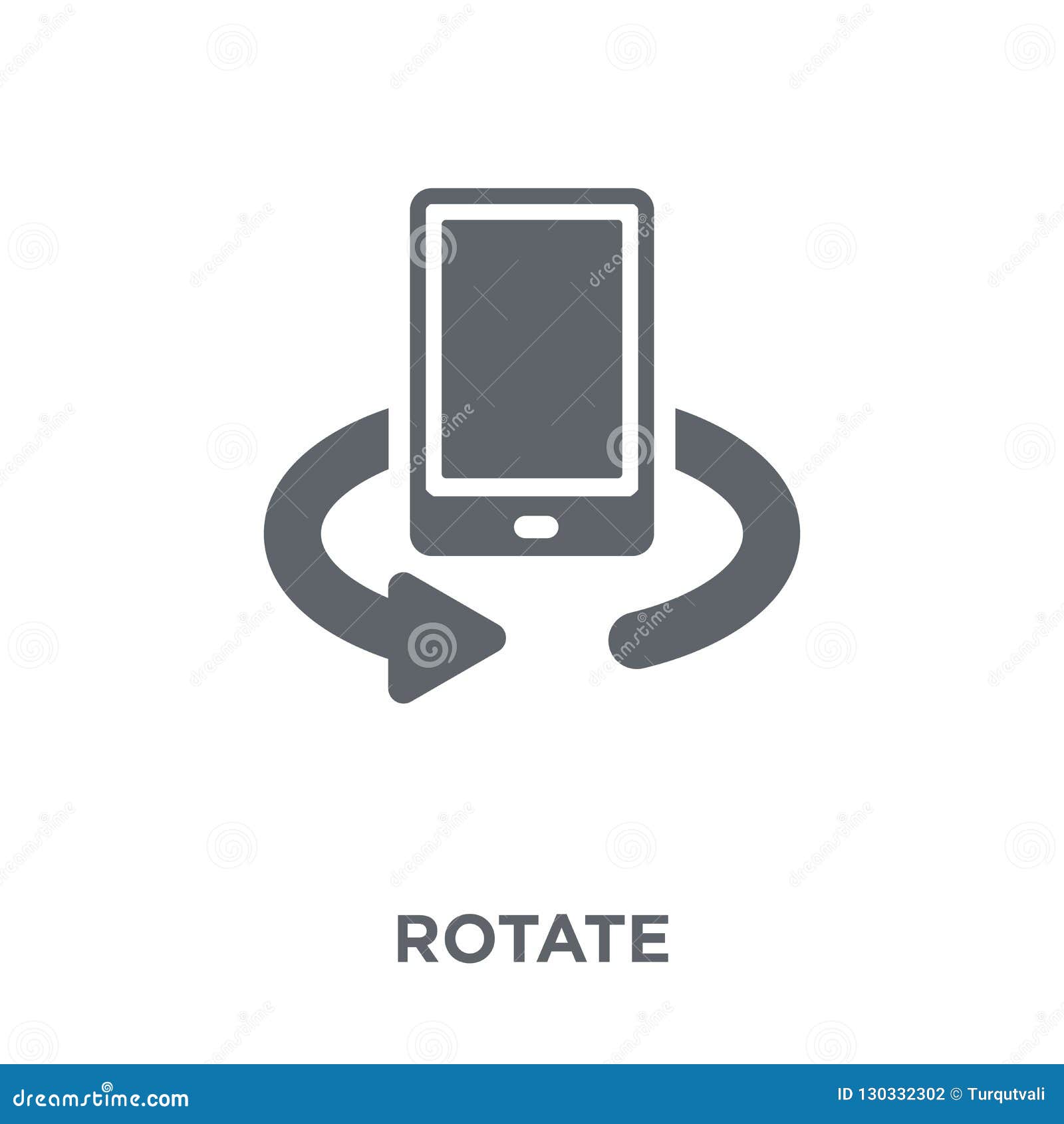 Rotate Icon from Collection. Stock Vector - Illustration of degrees ...