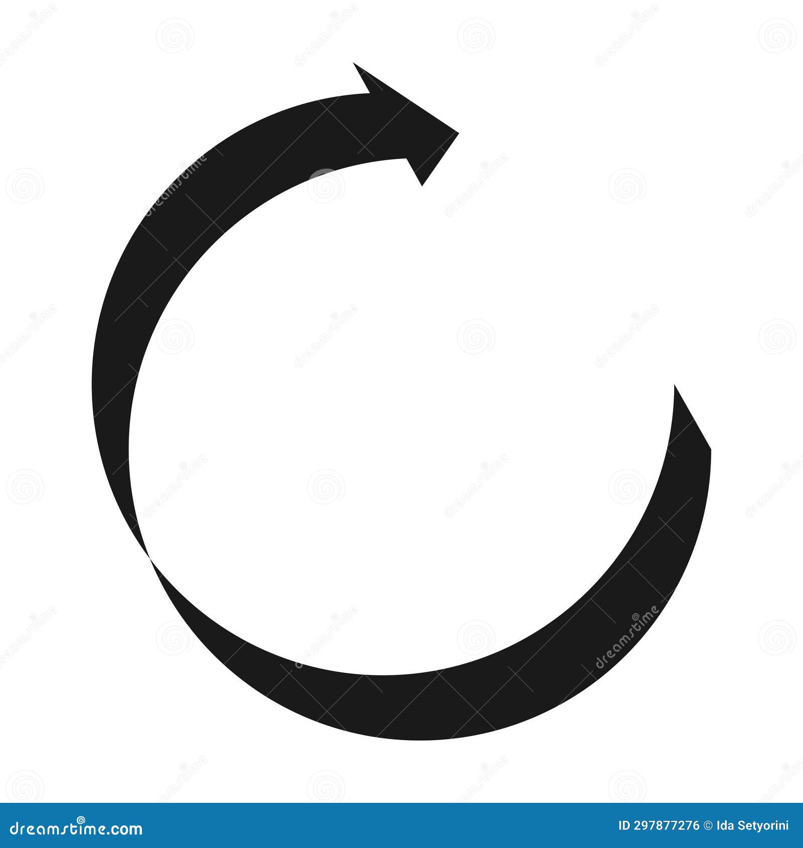 Rotate CCW Icon - Wireframe Mesh With Glare Spots Vector Illustration ...