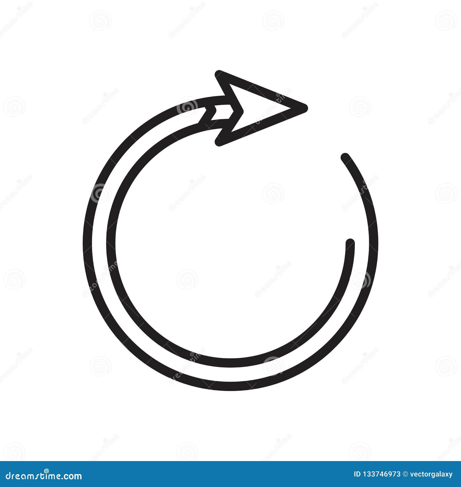 Rotate Icon Vector Sign and Symbol Isolated on White Background Stock ... Rotate Icon Vector Sign and Symbol Isolated on White Background Stock ...