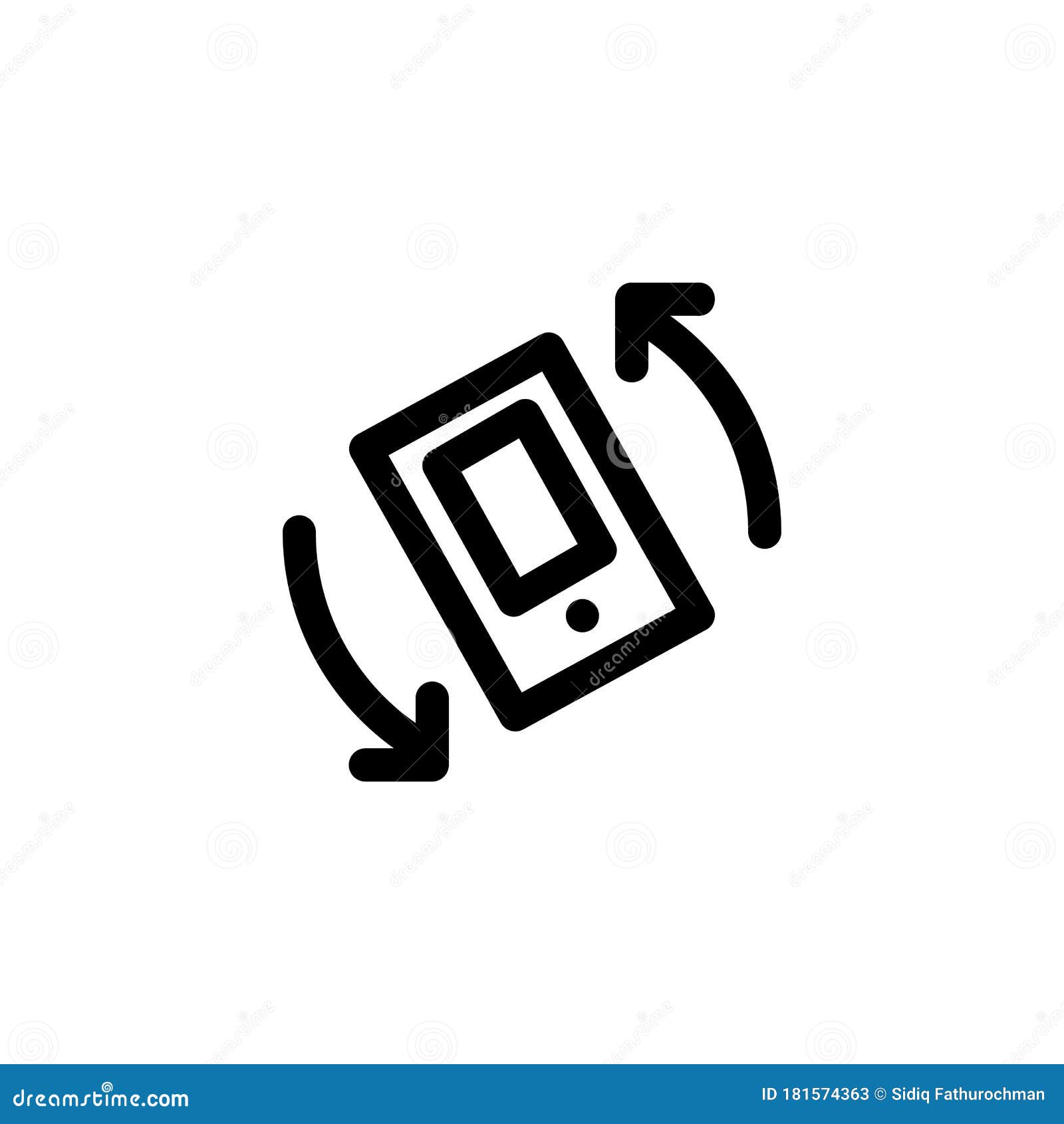 Rotate Screen Icon stock vector. Illustration of auto - 181574363 Rotate Screen Icon stock vector. Illustration of auto - 181574363