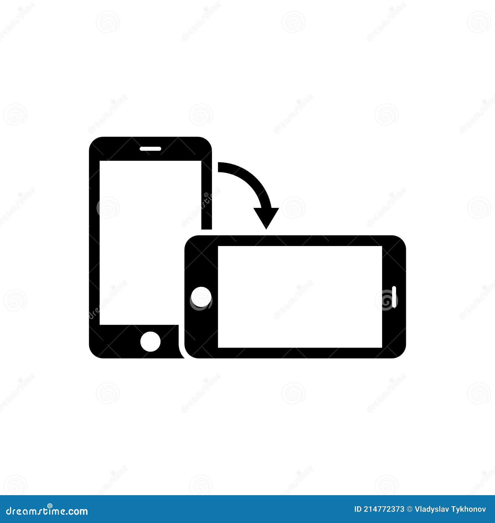 Rotate Smartphone Icon. Mobile Screen Rotation. Horisontal or Vertical ... Rotate Smartphone Icon. Mobile Screen Rotation. Horisontal or Vertical ...
