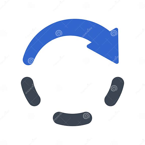 Rotate tools icon stock vector. Illustration of transform - 276098273