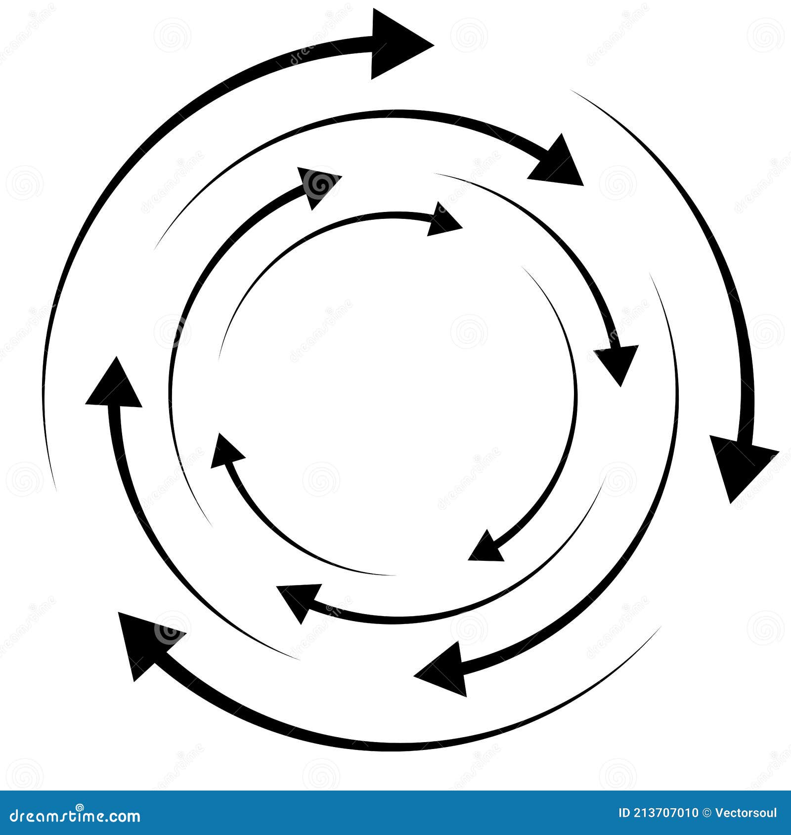 Rotating Arrows. Concentric, Radial, And Circular Arrow Element. Cycle ... Rotating Arrows. Concentric, Radial, And Circular Arrow Element. Cycle ...