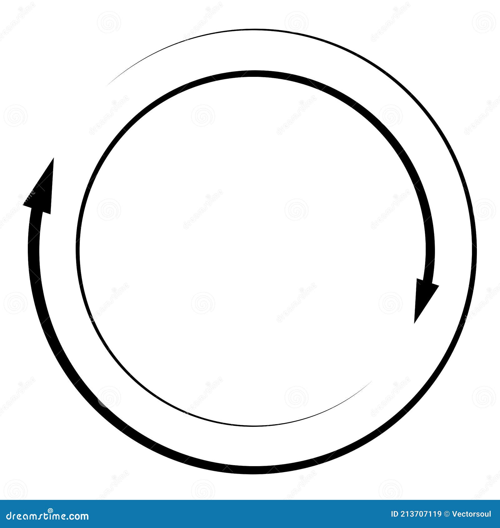 Rotating Arrows. Concentric, Radial, and Circular Arrow Element Stock ...