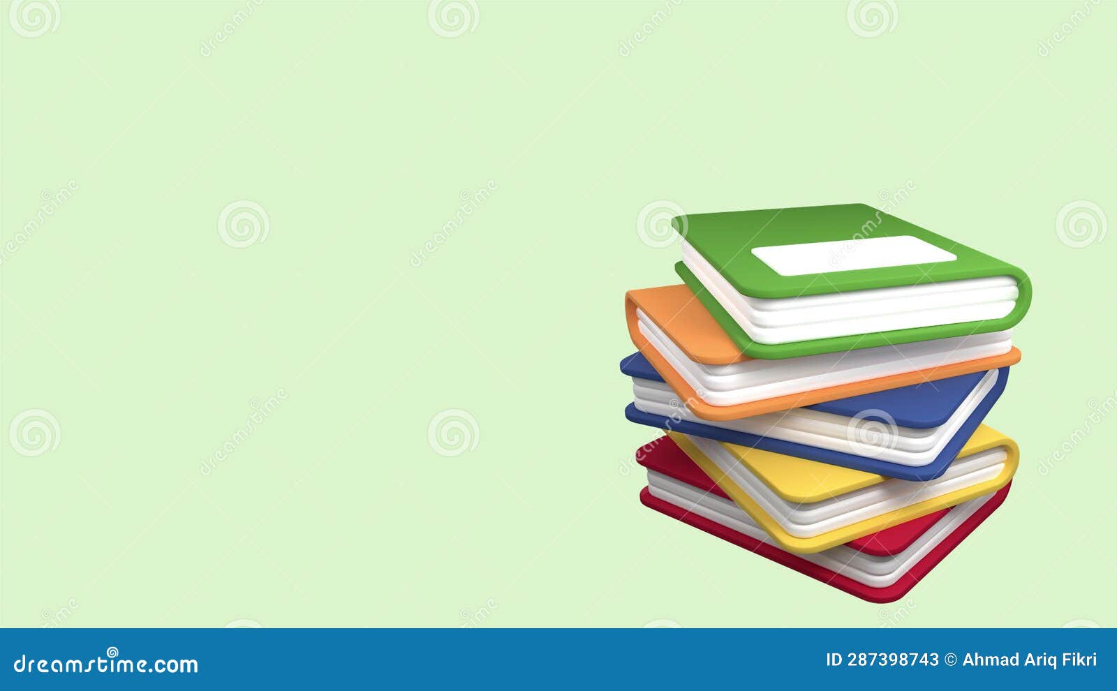 Rotating Books Animation. Stack of Books. Stack of Books Rotating Stock ...
