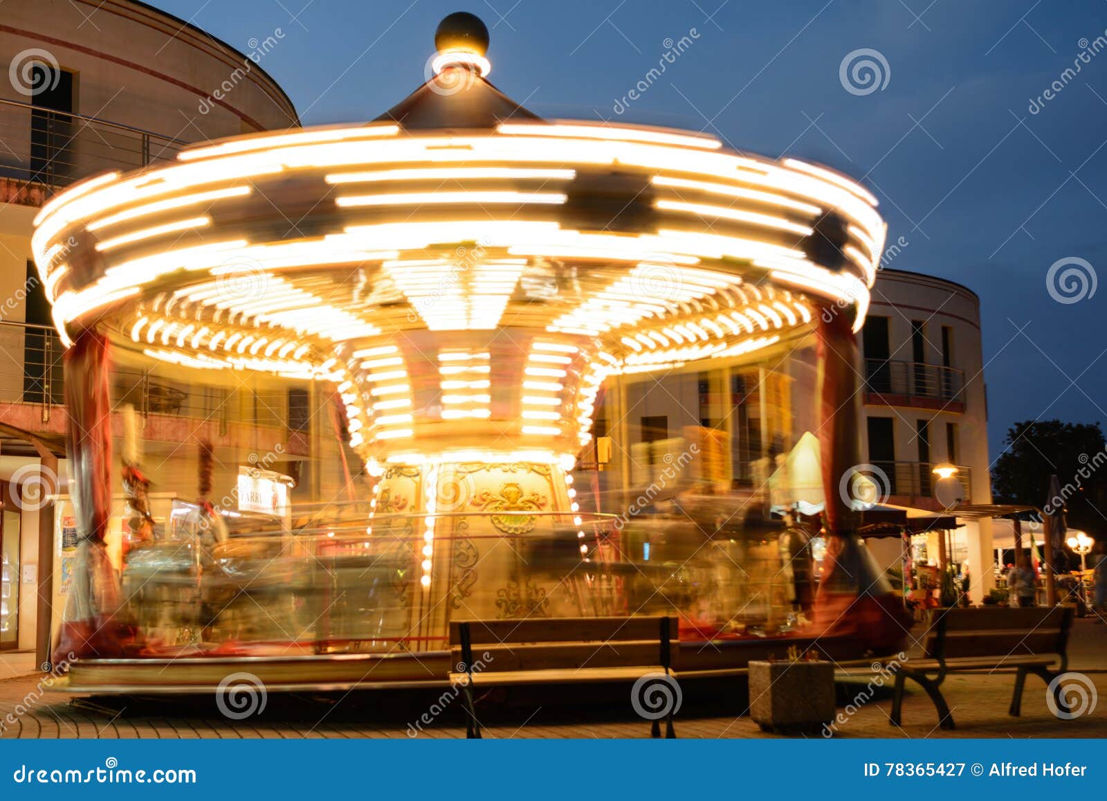 Rotating Carousel Royalty-Free Stock Photography | CartoonDealer.com ...