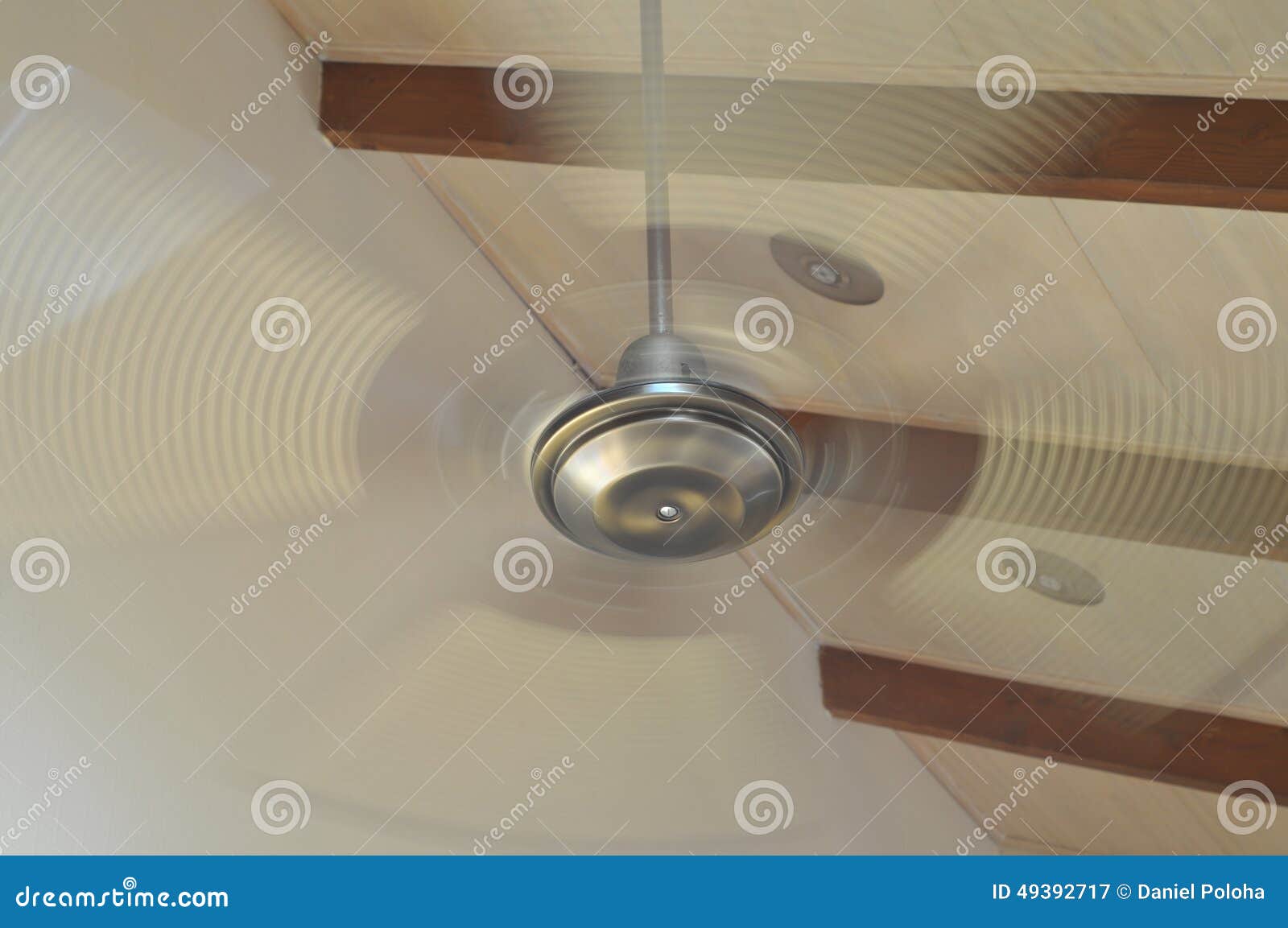 Rotating ceiling fan stock image. Image of rotate, blur - 49392717