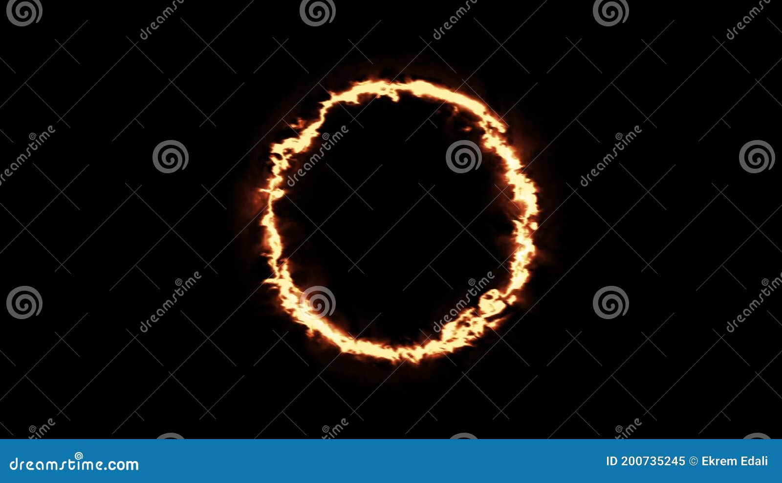 Rotating Circle Fire Effect Background 4K 60 FPS Stock Video - Video of ...