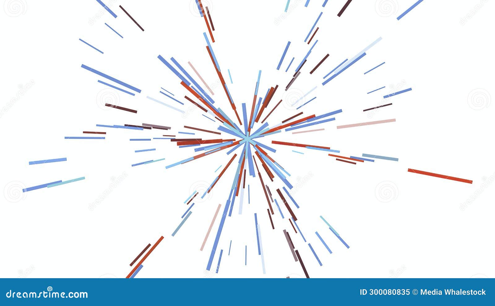 Rotating Circle with Ray Strips. Motion. Technological Stripes Rotate ...