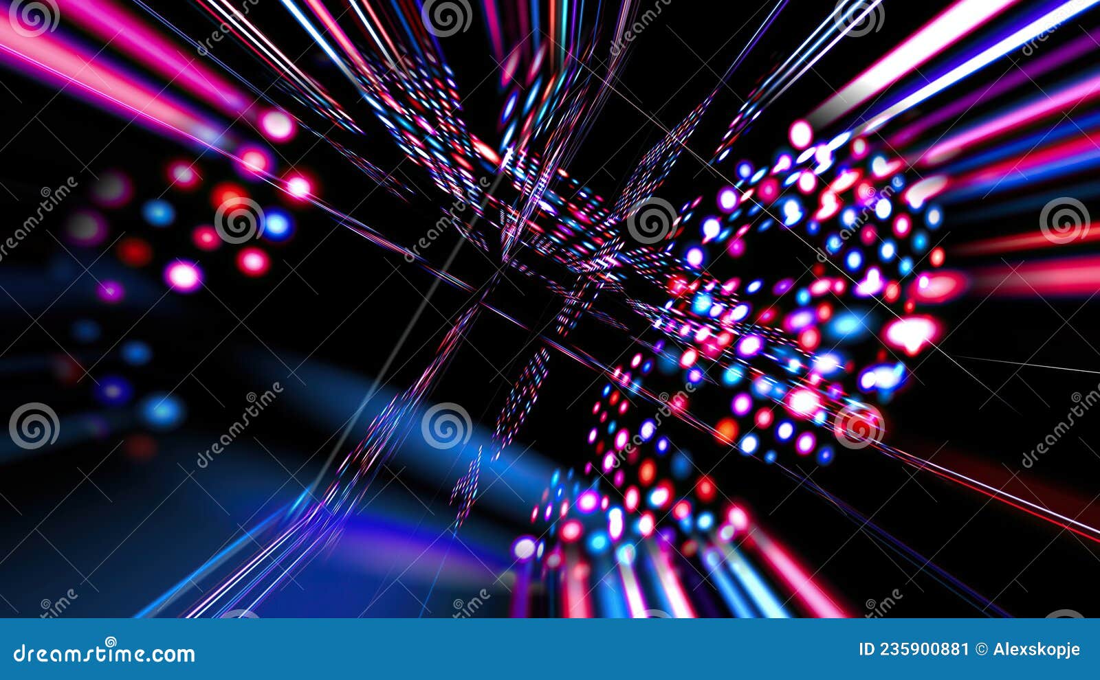 Rotating Circle Shapes Abstract Pattern of Circles Stock Illustration ...