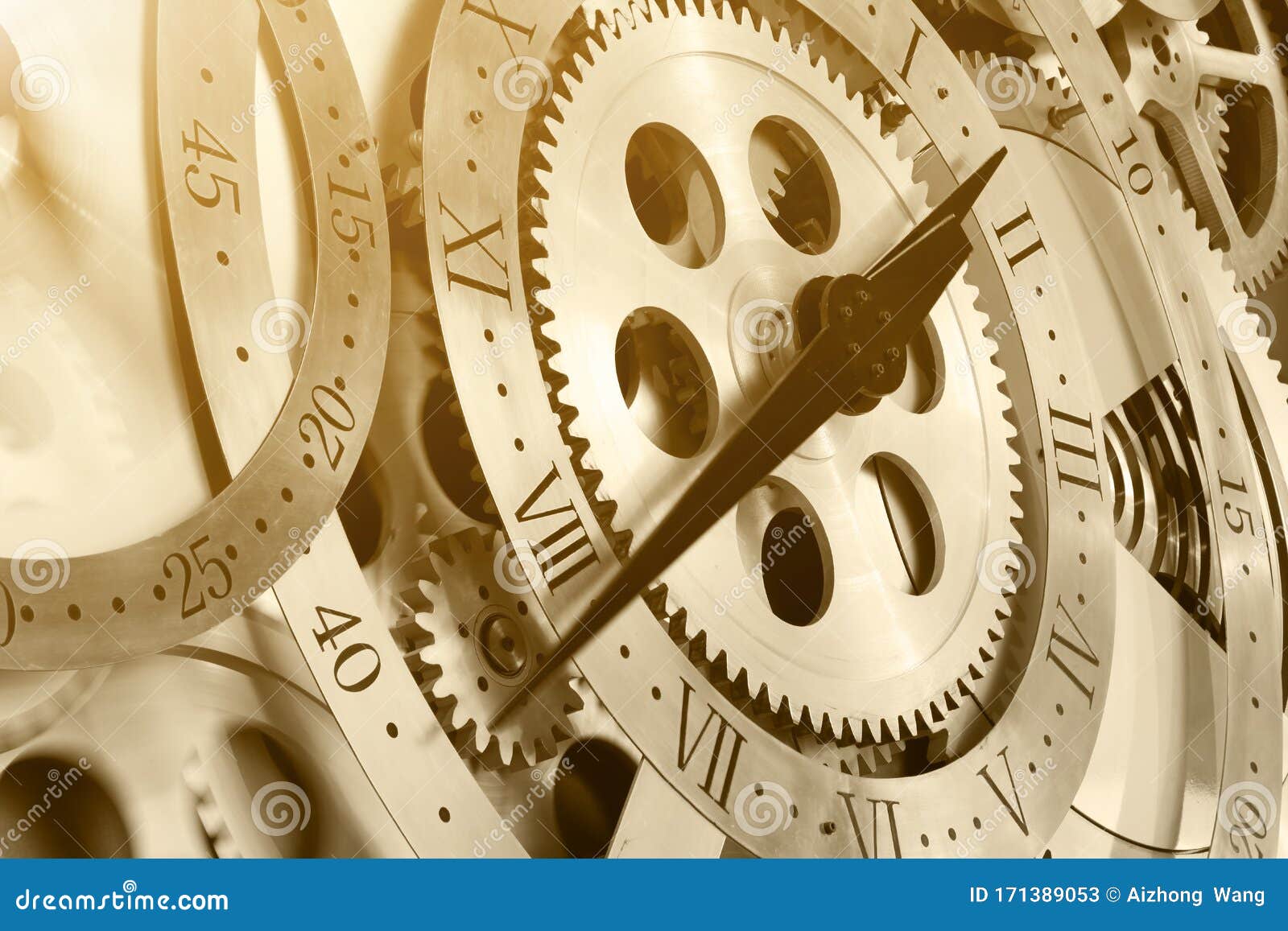 Rotating clock, close-up stock image. Image of time - 171389053