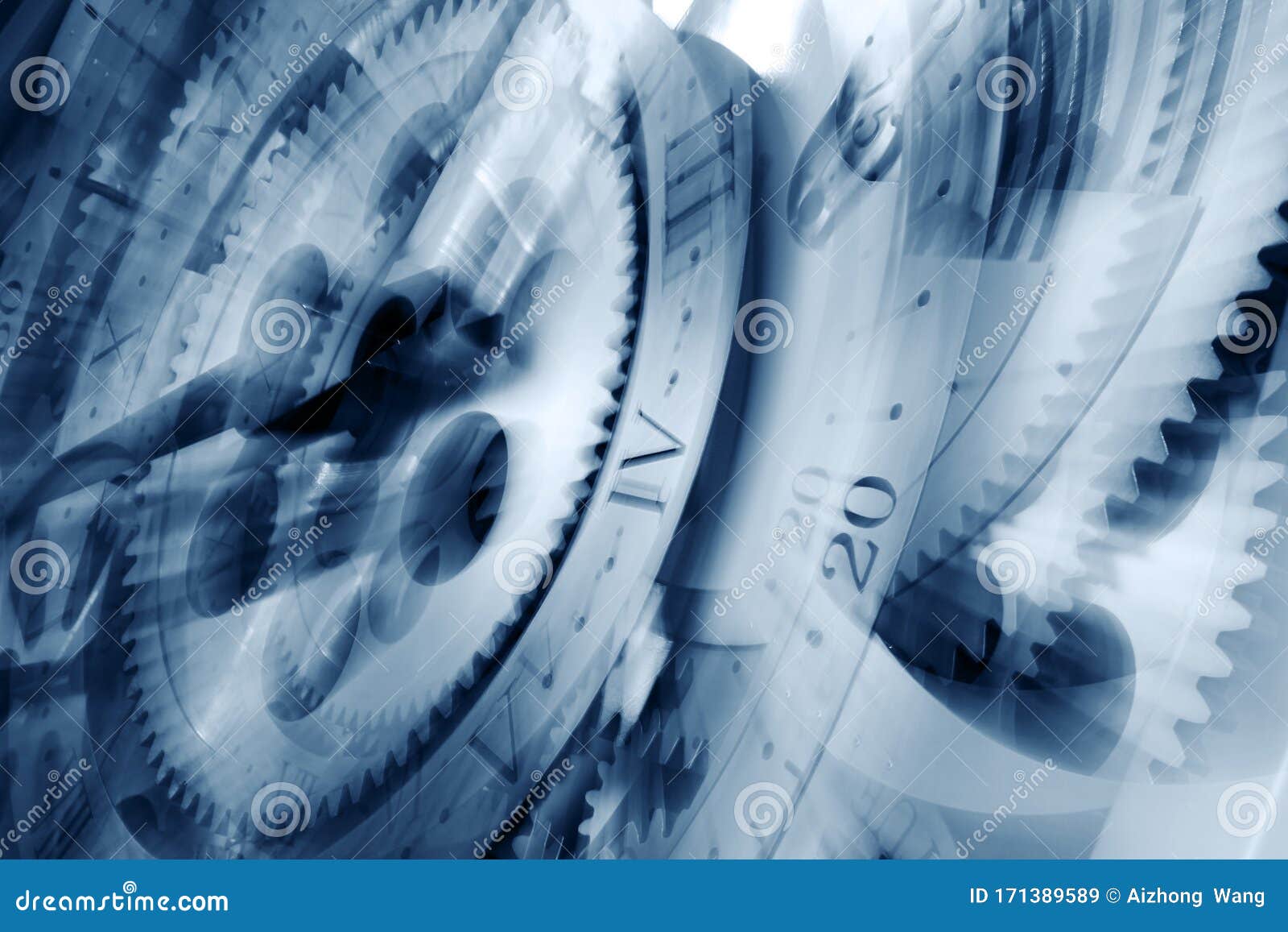 Rotating clock, close-up stock image. Image of mechanics - 171389589