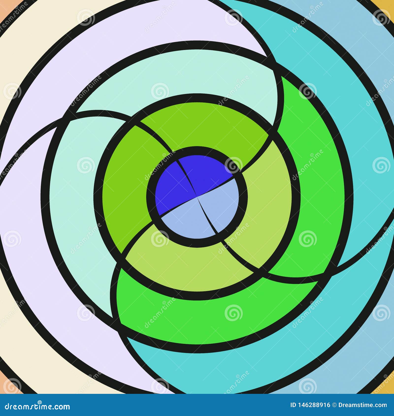 Rotating color stock illustration. Illustration of color - 146288916