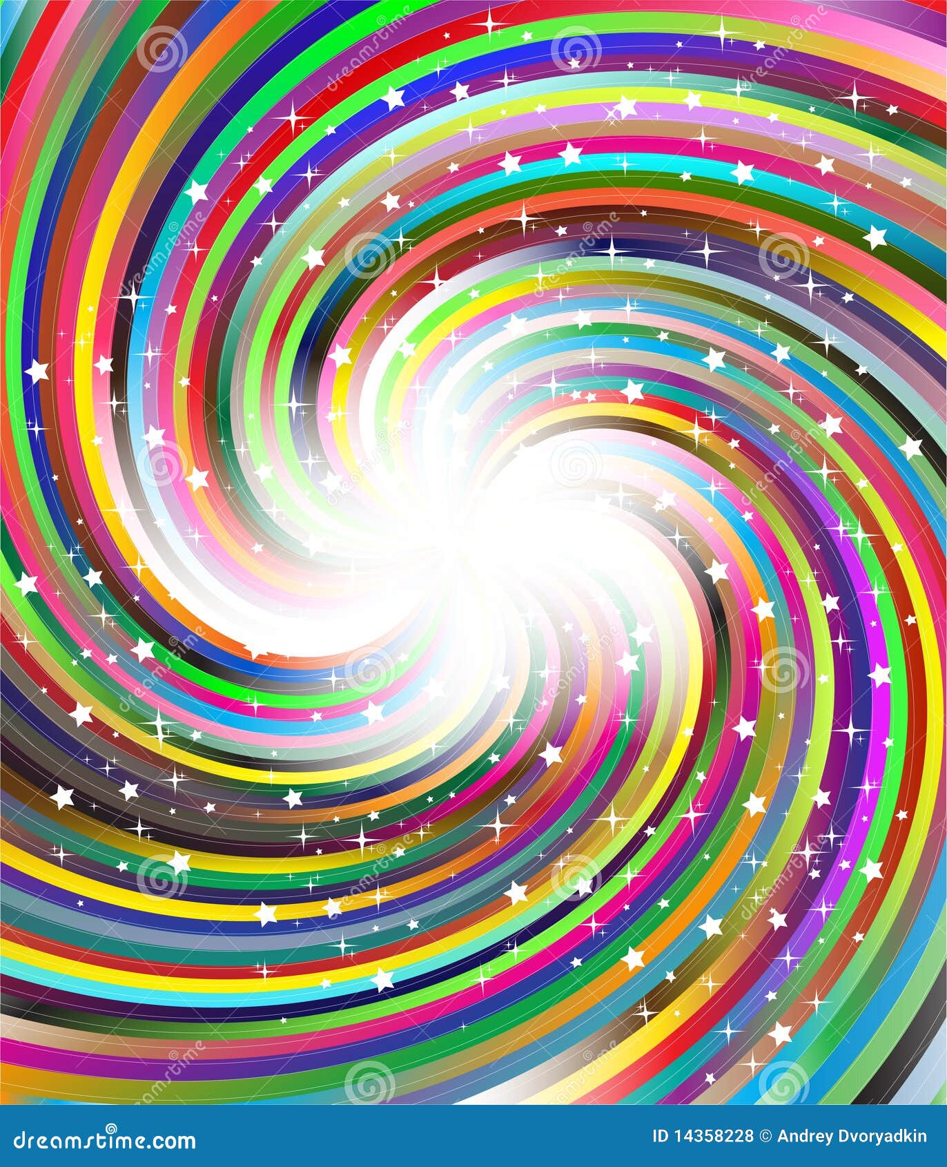 Rotating color radial rays stock vector. Illustration of decoration ...