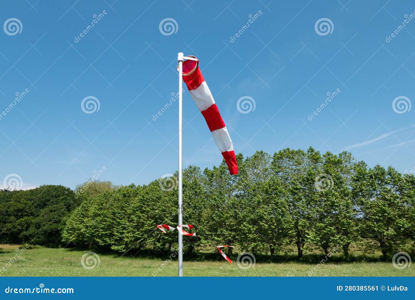 Rotating Cone that Indicates Wind Direction Stock Image - Image of ...