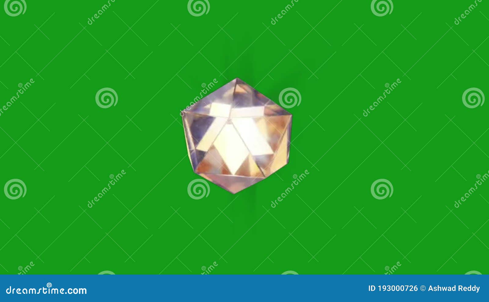 Rotating Diamond Green Screen Motion Graphics Stock Footage - Video of ...