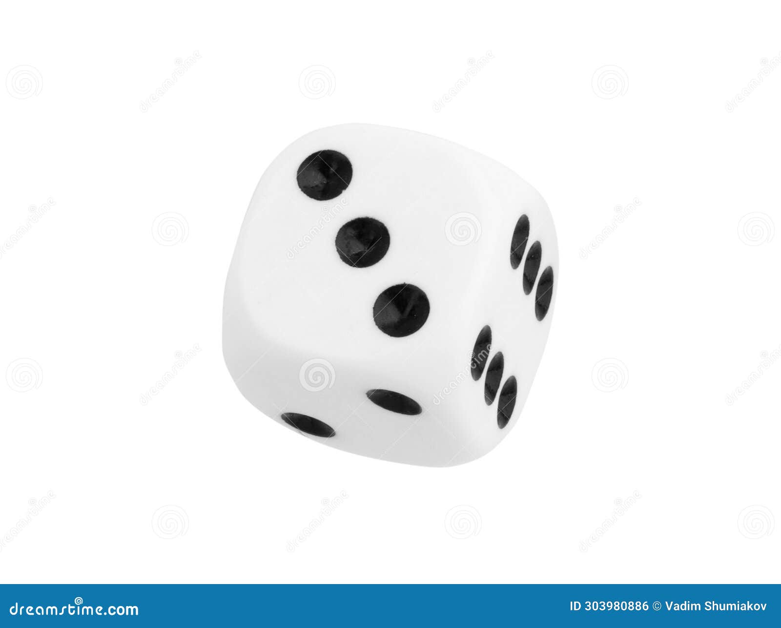 Rotating Dice in White on White Stock Photo - Image of luck, game ...