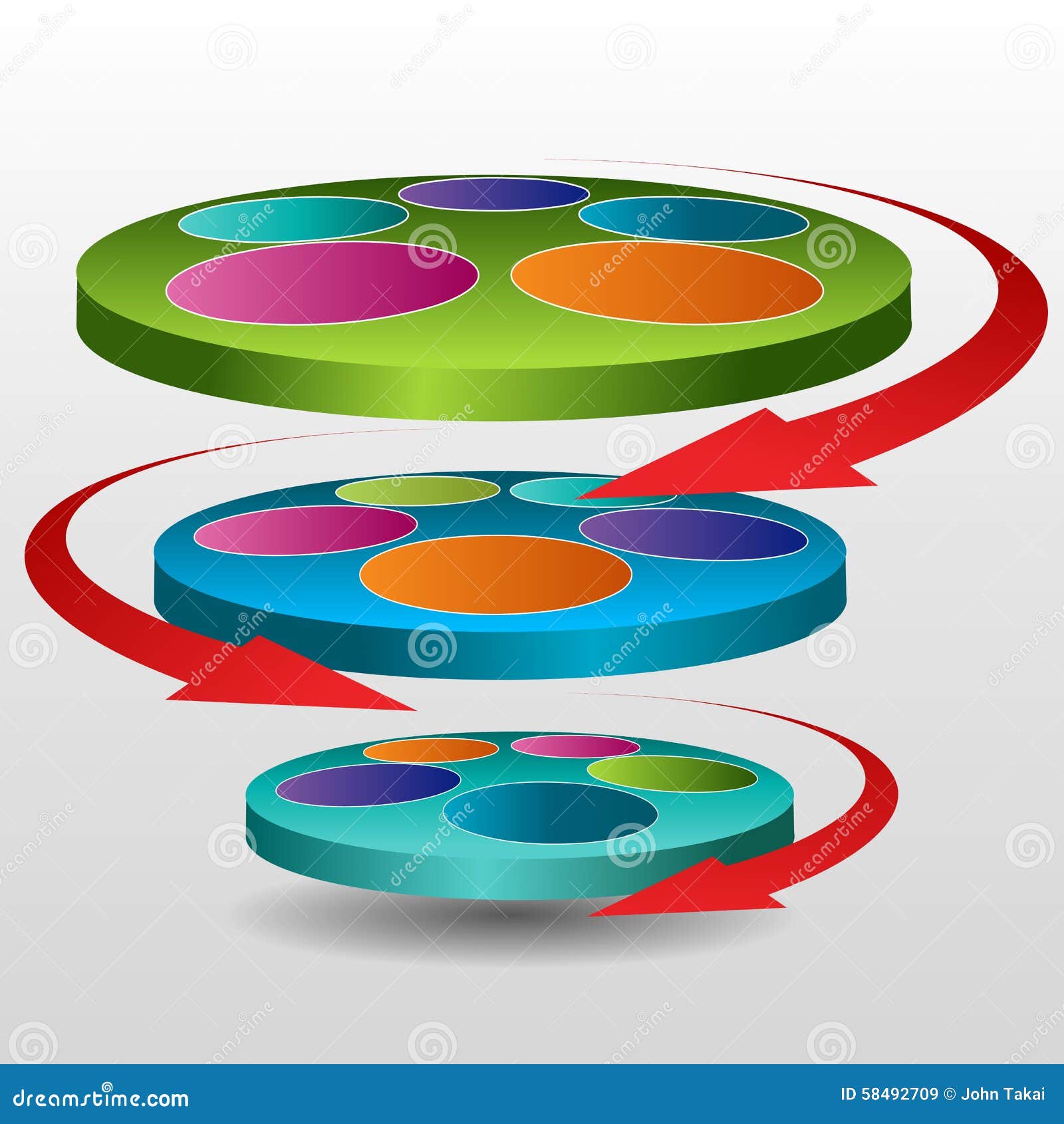 Rotating Disc Chart Icon stock vector. Illustration of clipart - 58492709