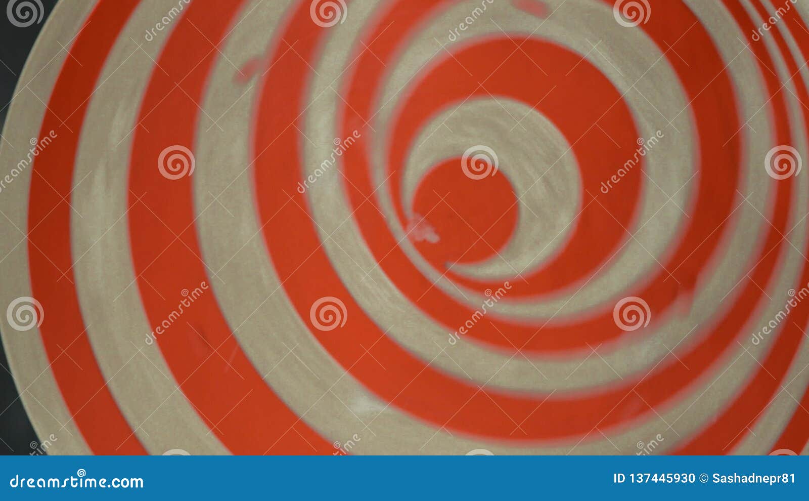 Rotating Disk with Optical Illusion in the Park Stock Footage - Video ...