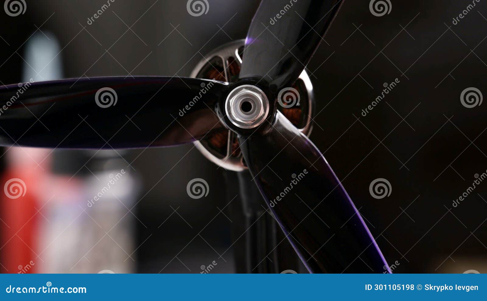 Rotating drone propeller stock photo. Image of craftsmanship - 301105198