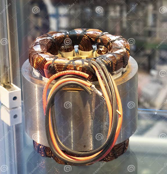 Rotating Electrical Component Stock Photo - Image of component ...