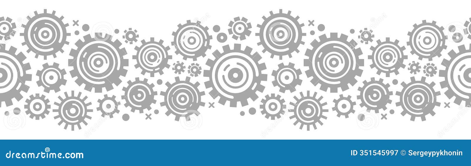 Rotating Gears Seamless Pattern. Mechanical Wheels in Action, Service ...