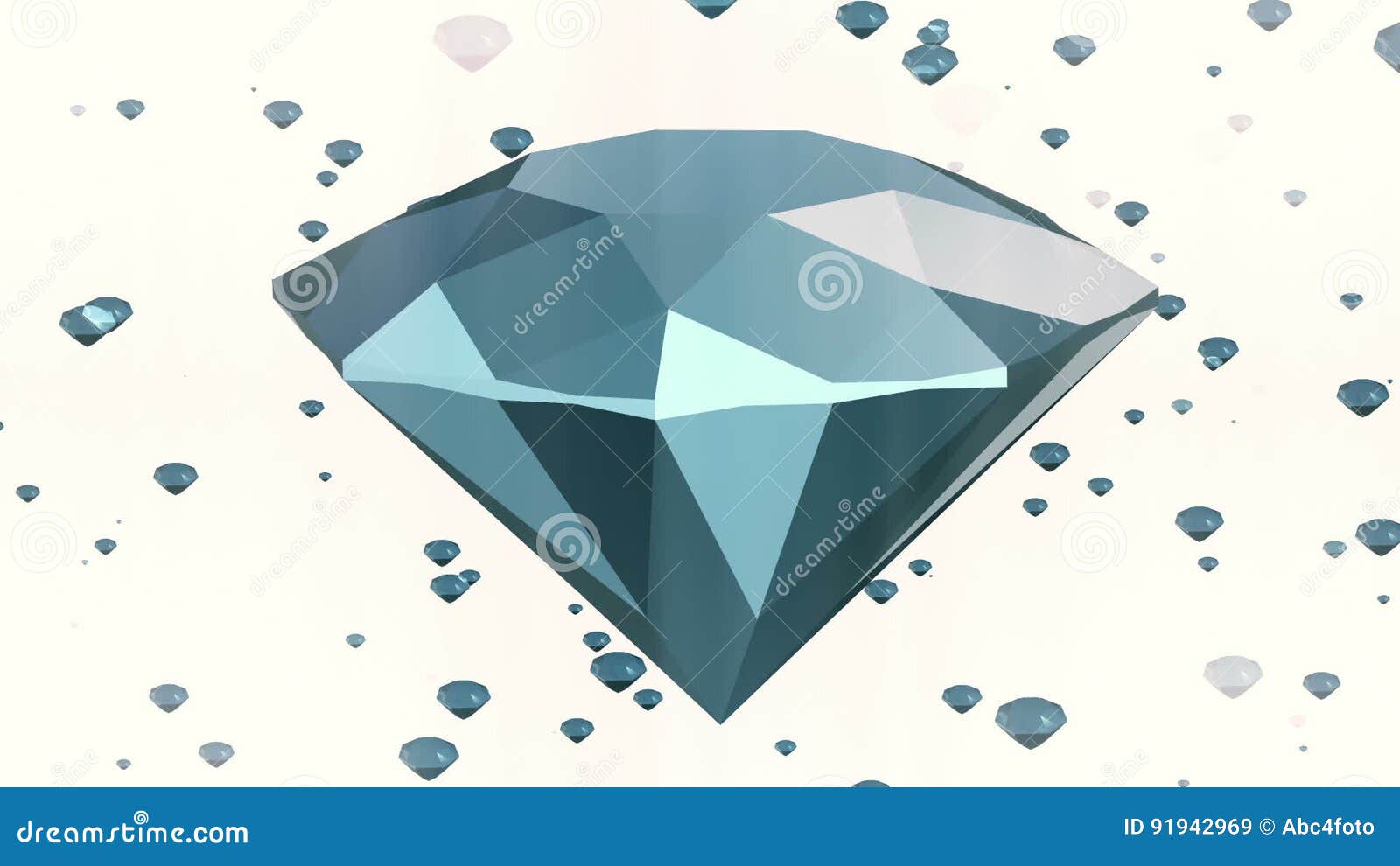 Rotating Gems in Blue on White Color Stock Video - Video of gems, idea ...