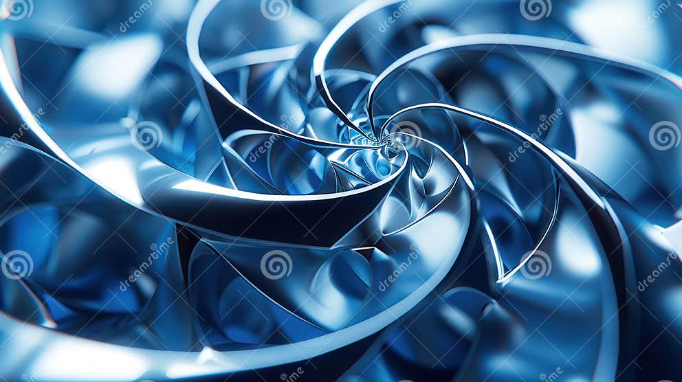 Rotating Geometric Structure Abstract 3d Animation Loop Stock