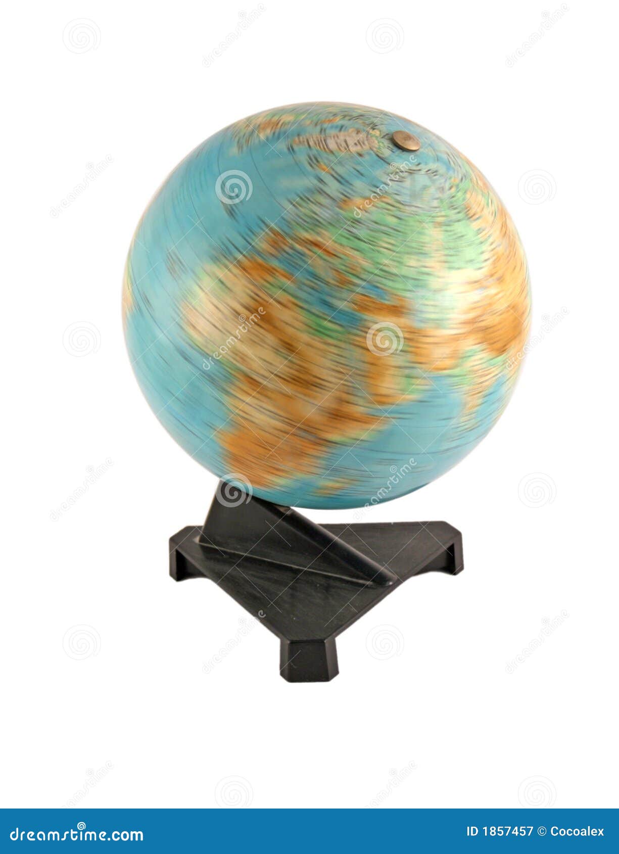 Rotating globe stock image. Image of globalize, school - 1857457