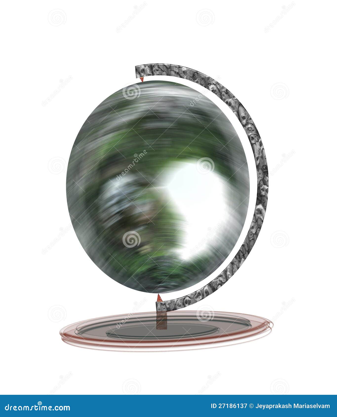 Rotating globe stock illustration. Illustration of dimension - 27186137