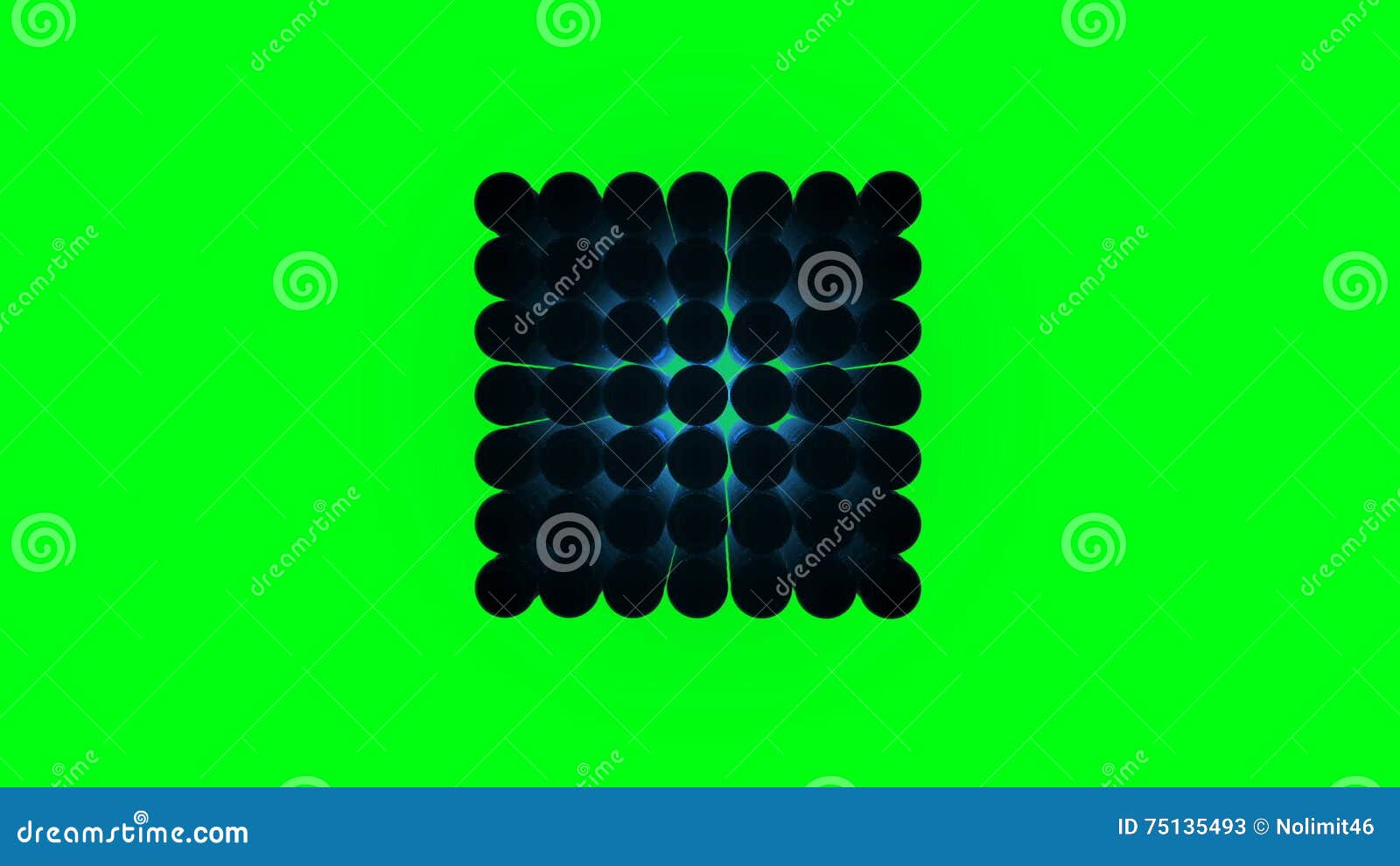 Rotating Glowing Cube Box Animation Stock Video - Video of closeup ...