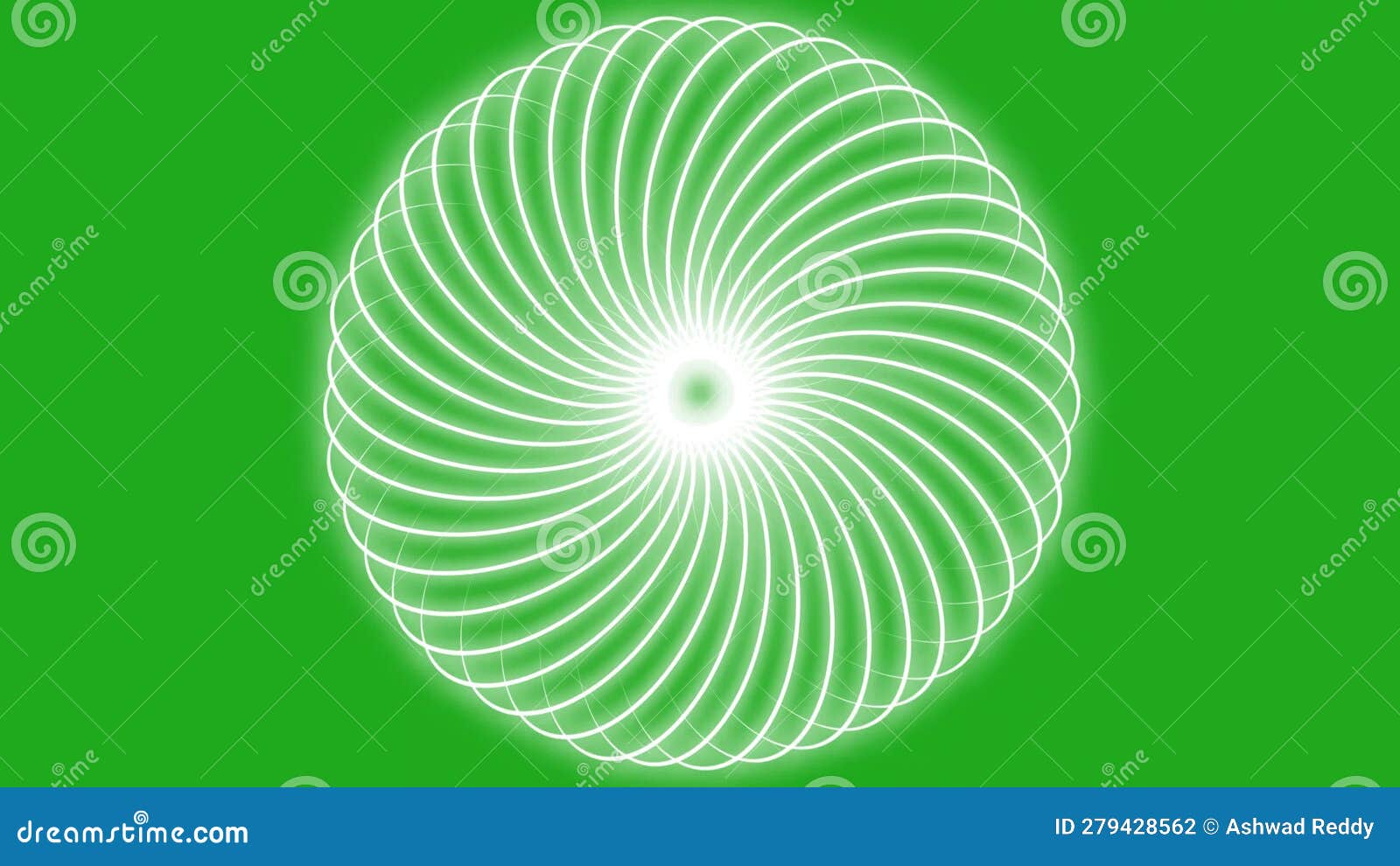 Rotating and Glowing Effect Green Screen Motion Graphics Stock Footage ...