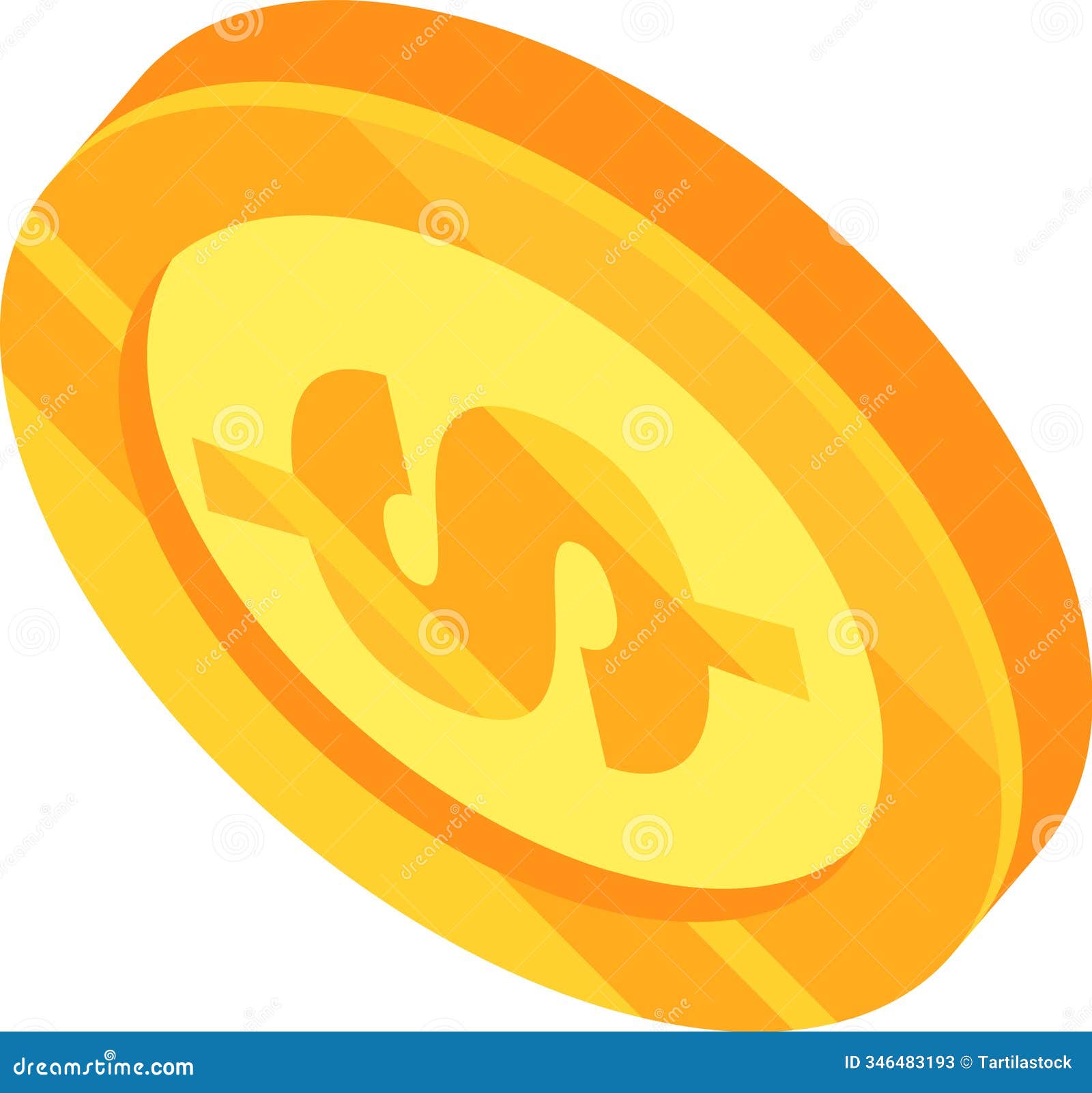 ECU Currency Symbol Icon Royalty-Free Cartoon | CartoonDealer.com #86175815