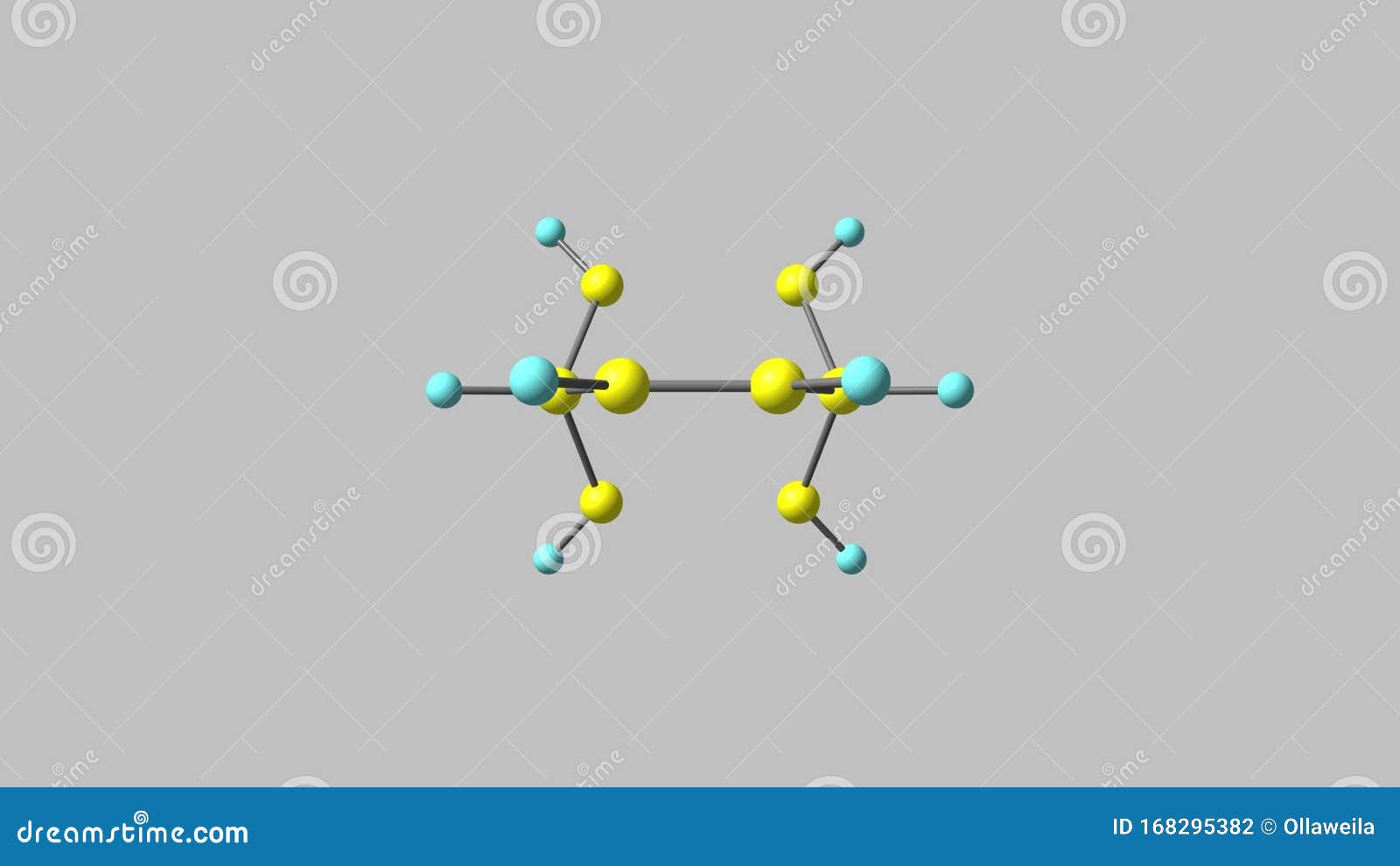 Rotating Isolated Barrelene Molecule Video Stock Footage - Video of ...