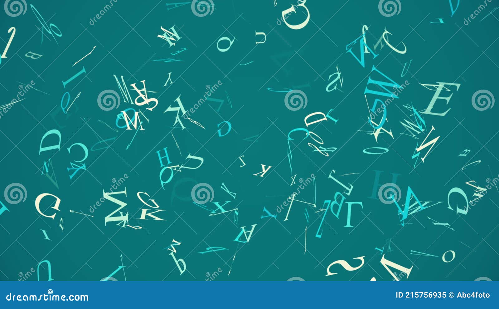 Rotating Letters on Background Stock Video - Video of animation ...