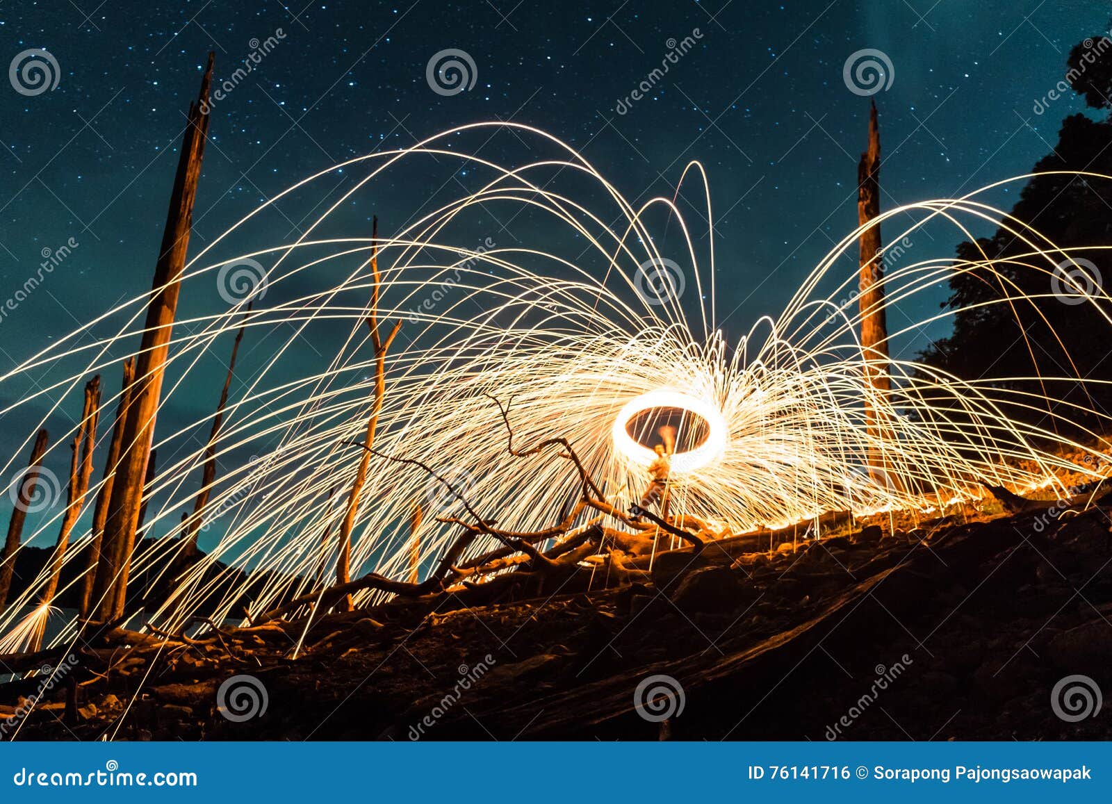 Rotating lights. stock photo. Image of light, manufacturing - 76141716